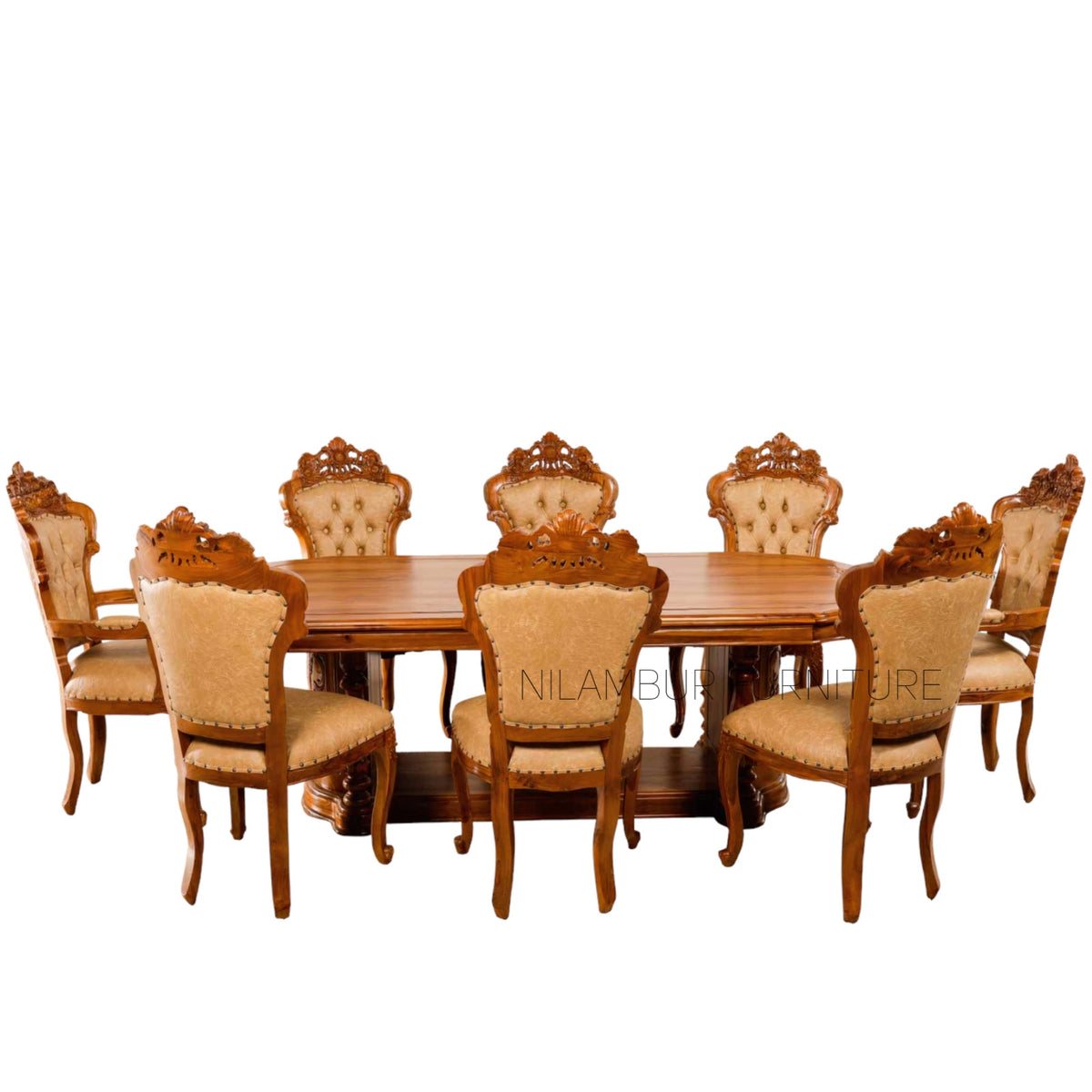 LEXUS TEAK WOOD DINING SET – Nilambur Furniture